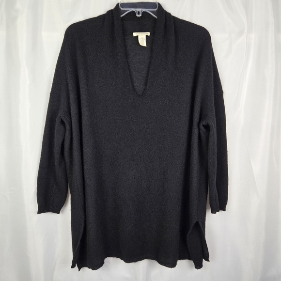 White + Warren | Sweaters | White Warren 0 Cashmere Black Vneck ...